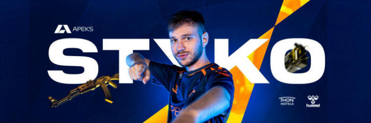 STYKO is the new Apeks captain. CS:GO news - eSports events review ...
