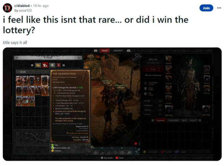 Fortunate Diablo 4 Player Discovers Game's Most Potent Item. Gaming ... Fortunate Diablo 4 Player Discovers Game's Most Potent Item. Gaming ...