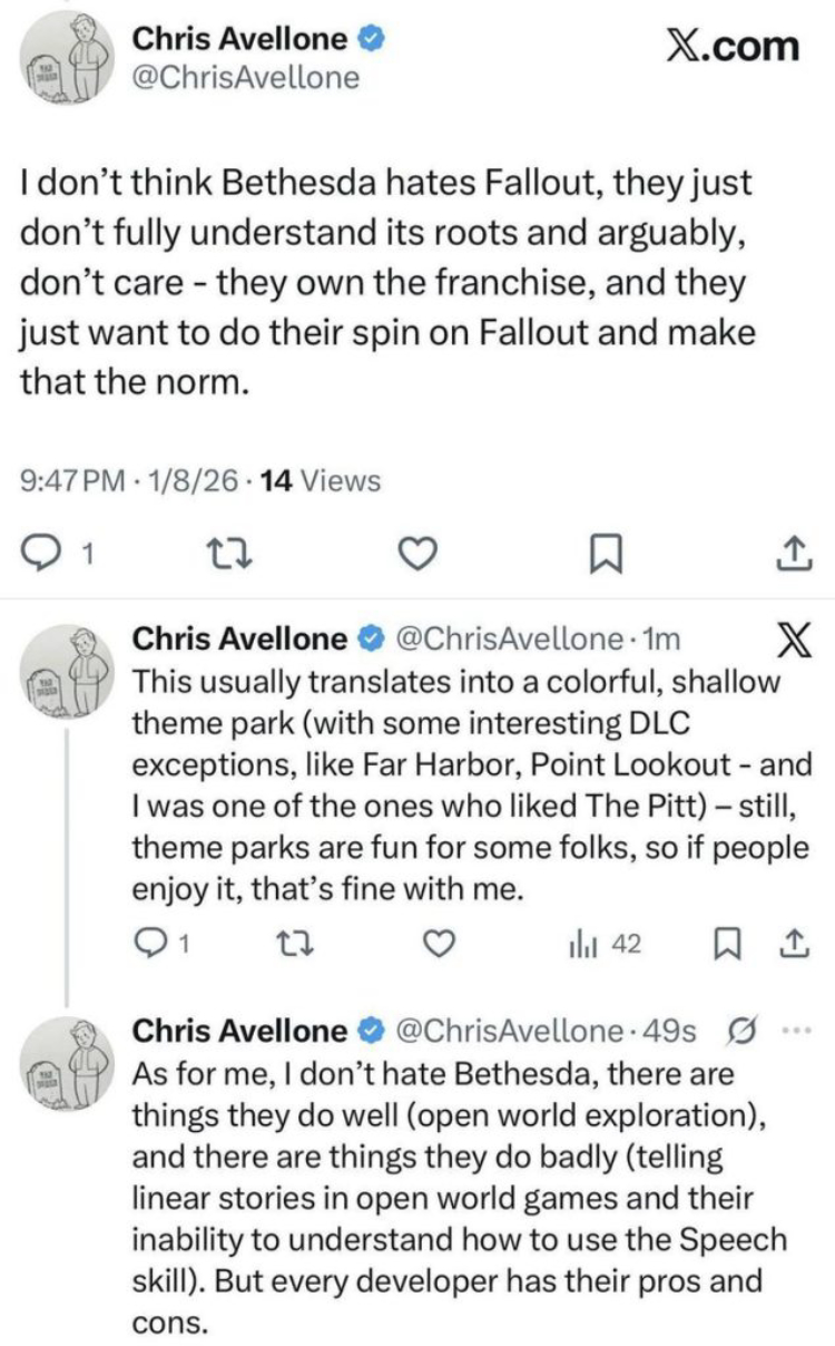 Fallout Developer Says Bethesda Doesn’t Care About Franchise at All