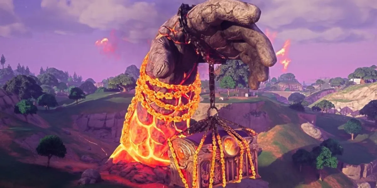 Fortnite's Mythical Awakening: Witness the Titan Hand Emerge in Chapter ...