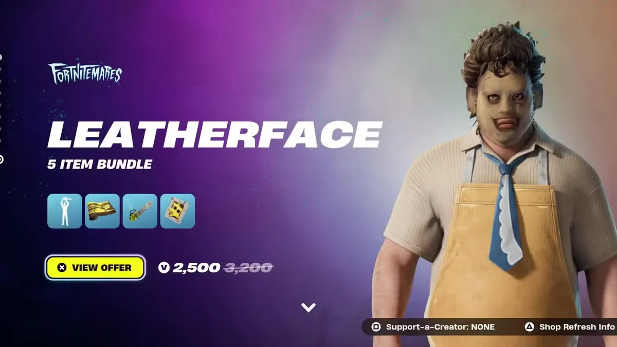 Leatherface Joins Fortnite: How to Get This Terrifying New Skin | EGW.News