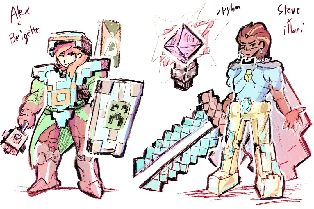 Overwatch 2 Fan Designs Stunning Minecraft Skin Concepts | EGW.News