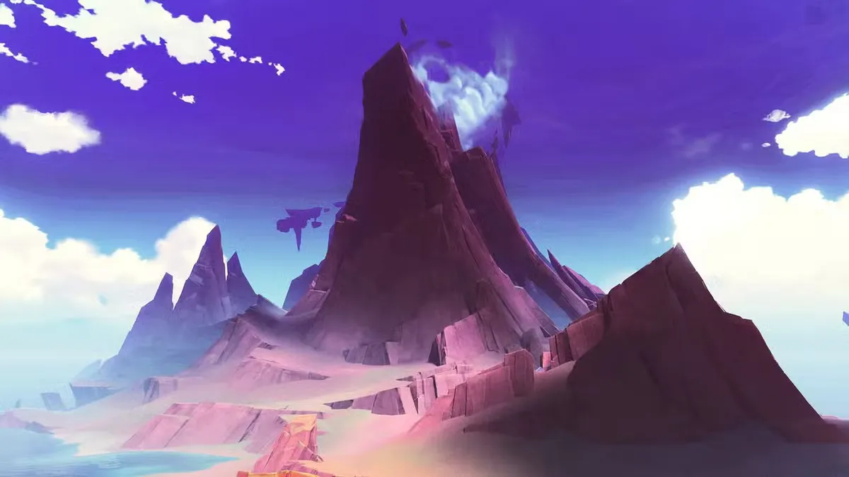 Genshin Impact Leak Reveals Great Volcano of Tollan Map for Version 5.5 ...