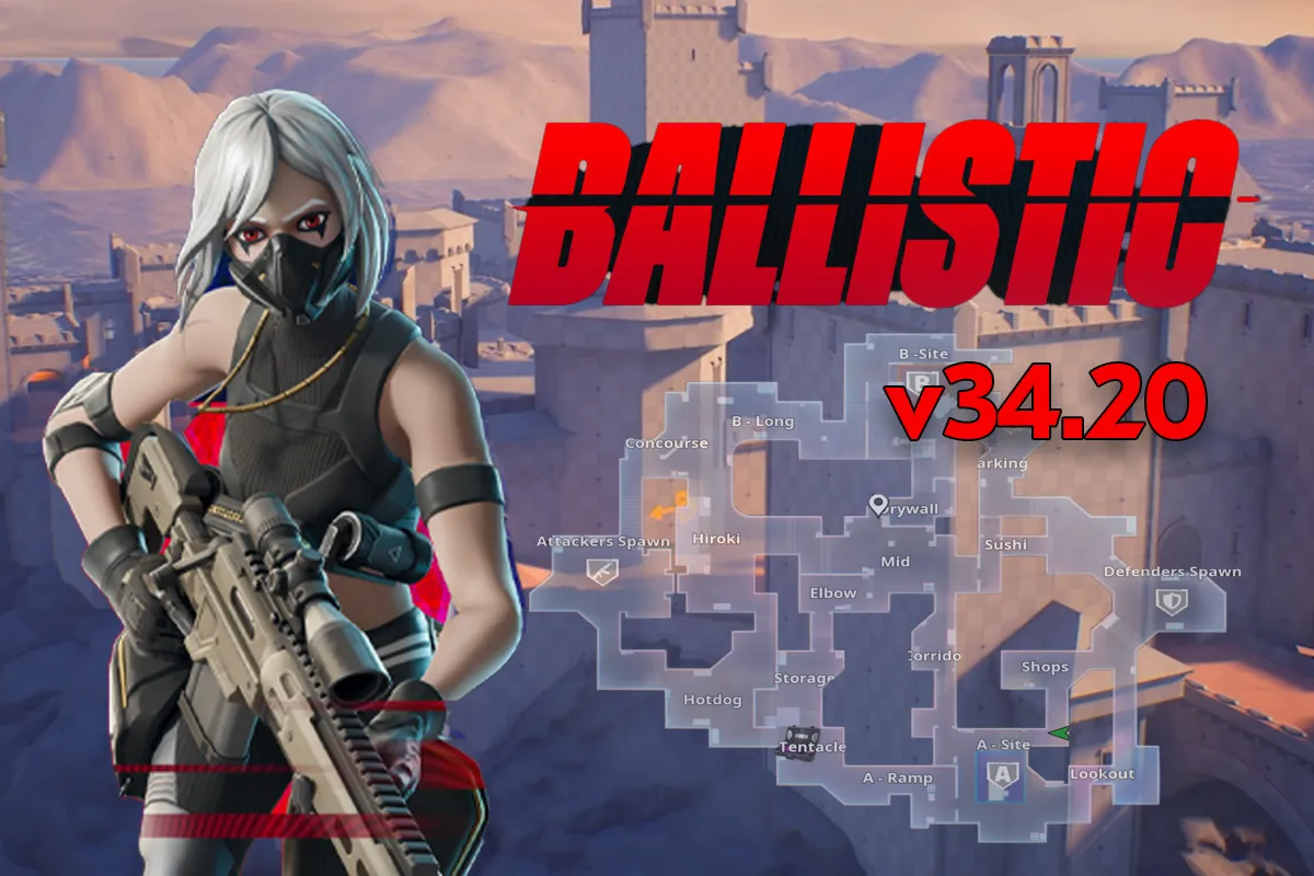 Fortnite Ballistic New Map - v34.20 Patch Details | EGW.News