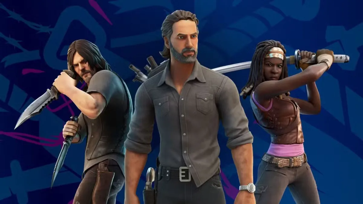 Fortnite x The Walking Dead: Negan, Walkers, and Comic Book Chaos ...