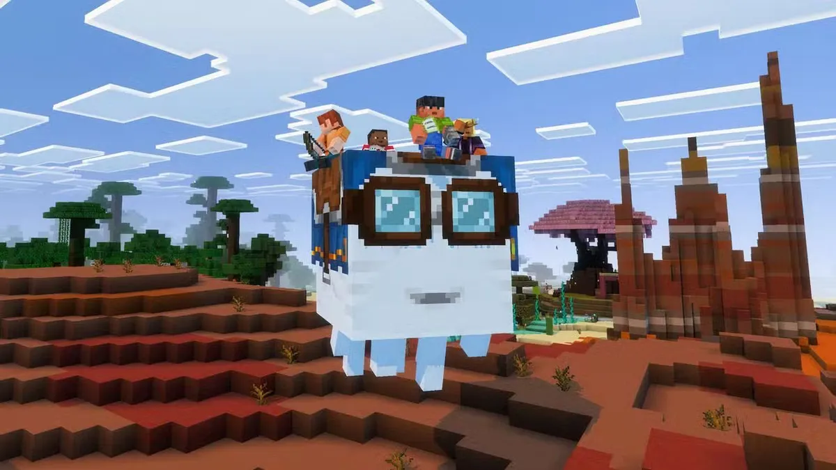 Minecraft Players Are Using Happy Ghasts to Build Clever Mob Launchers ...