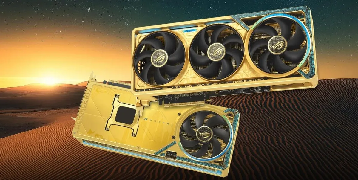 ASUS Unveils Ultra-Luxury Gold-Plated RTX 5090 for Saudi Market | EGW.News