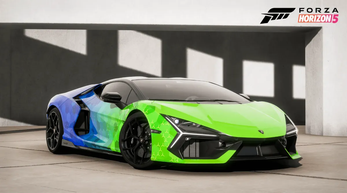 Forza Horizon 5 on PS5: New Lamborghini Revuelto Livery Features Xbox ...