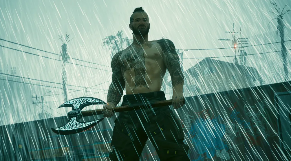 Cyberpunk 2077 Mods Add Battle Axe Carnage and ChatGPT-Powered AI Features
