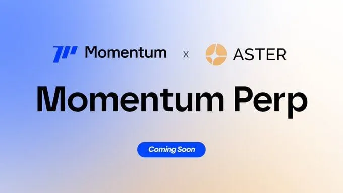 Momentum Launches Perp-DEX on SUI Blockchain with Aster Collaboration