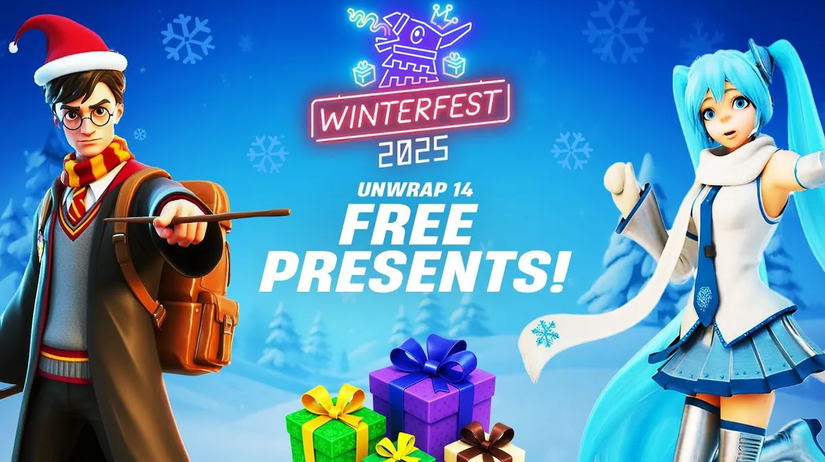 Fortnite Winterfest 2025 — Harry Potter, Hatsune Miku Leaks ...