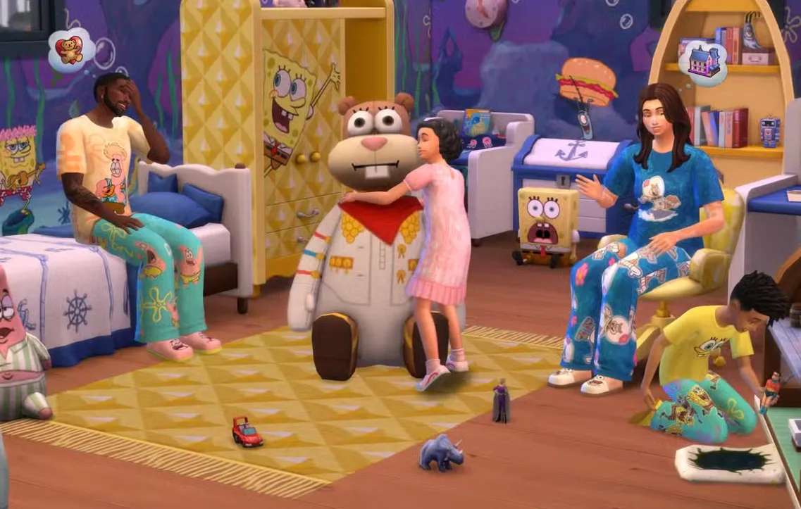 The Sims 4 SpongeBob Kits Launch