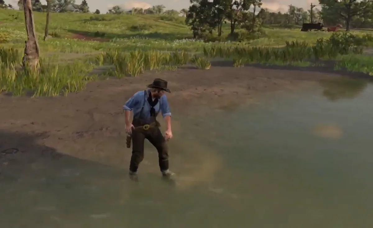 Red Dead Redemption 2 Wash Mod Adds River Cleaning
