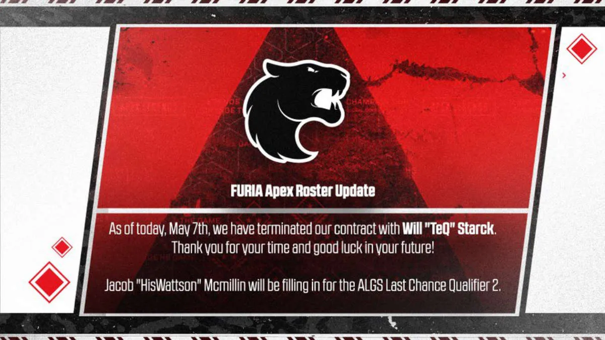TeQ leaves FURIA's Apex Legends roster | EGW.News