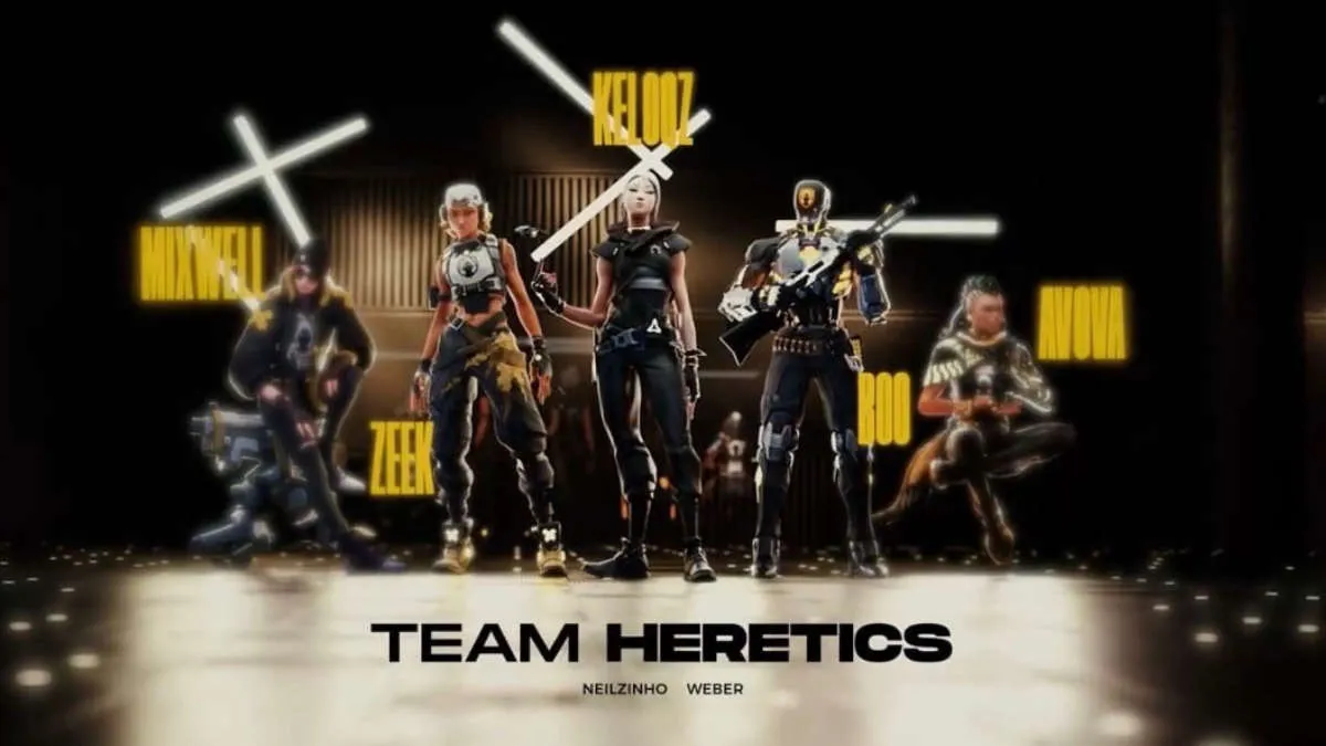 Team Heretics unveiled a new VALORANT roster | EGW.News