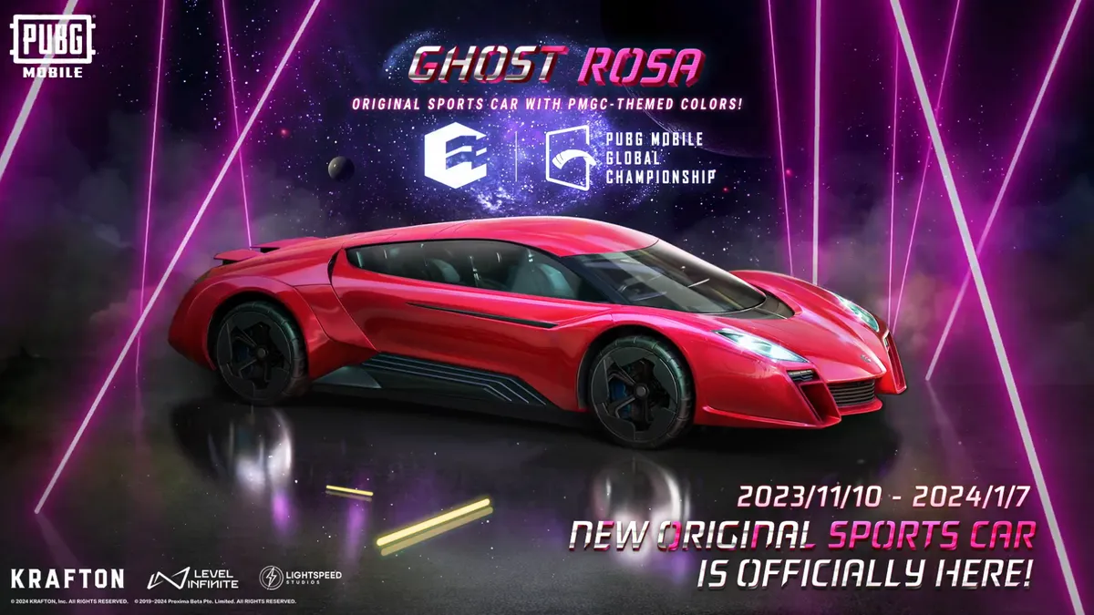 Rev Up Your Style: Unleash the Original Ghost Sports Car Skin in PUBG ...