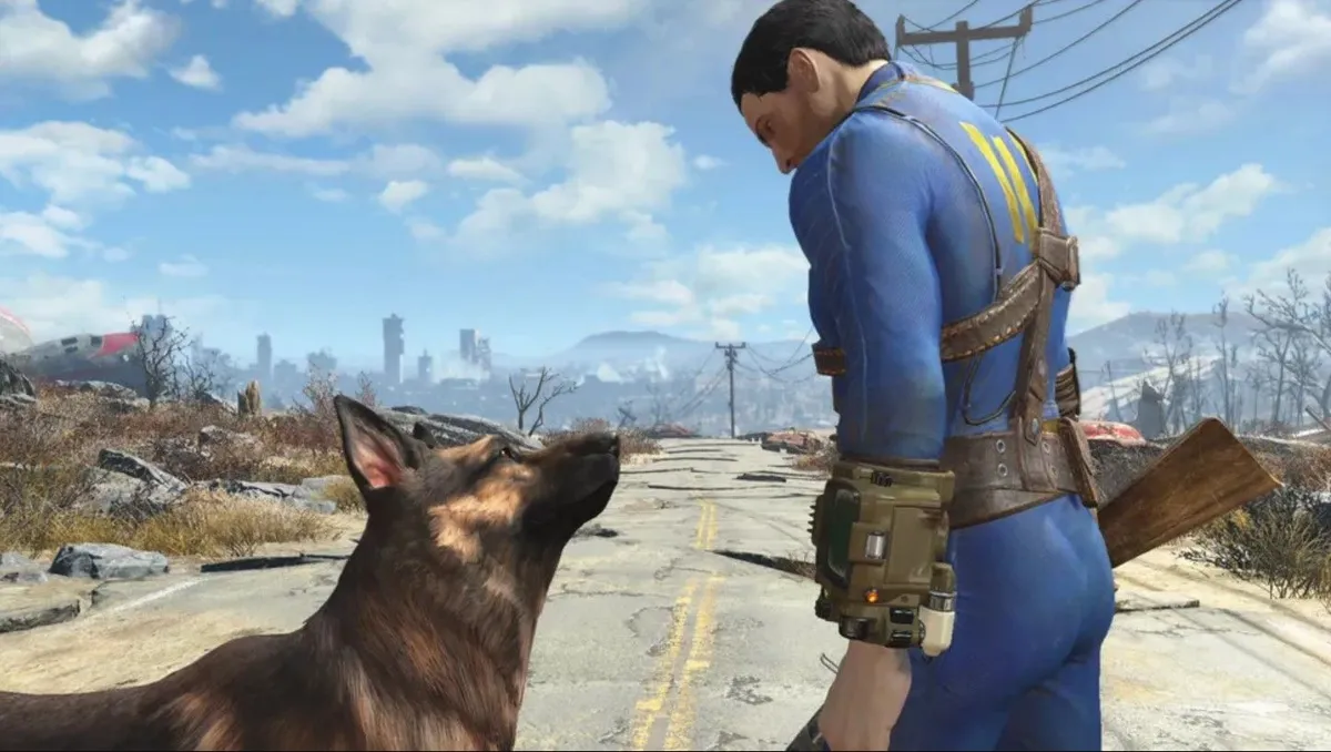 The release of the Fallout 4 update with enhanced 4K graphics for 'next ...